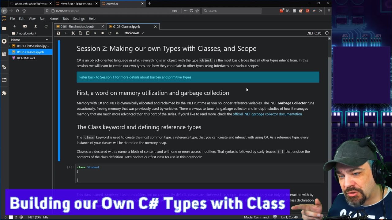 Learn C# with CSharpFritz - Ep 2: Building our own types with Class ...